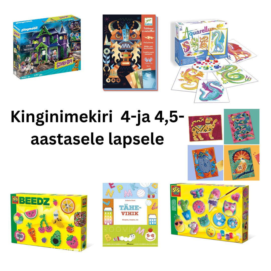 Kingiideed 4- ja 4,5-aastasele lapsele • Minu perspektiiv